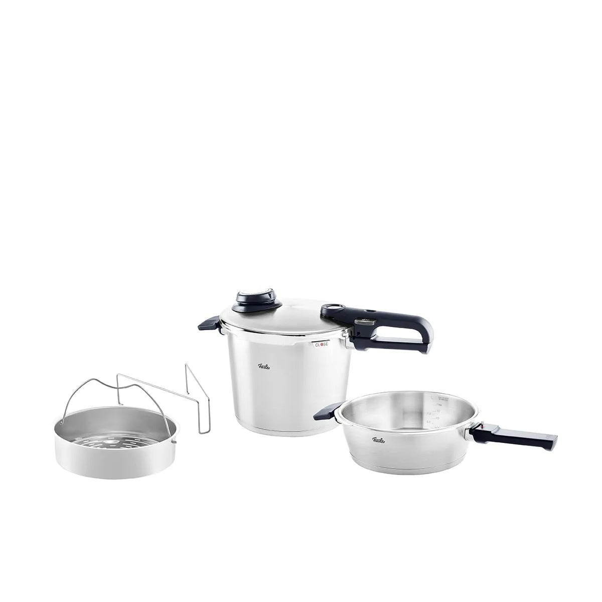 Vitavit® Premium - Set of Pressure Skillet, 2.5L + Pressure Cooker 6.0 ...